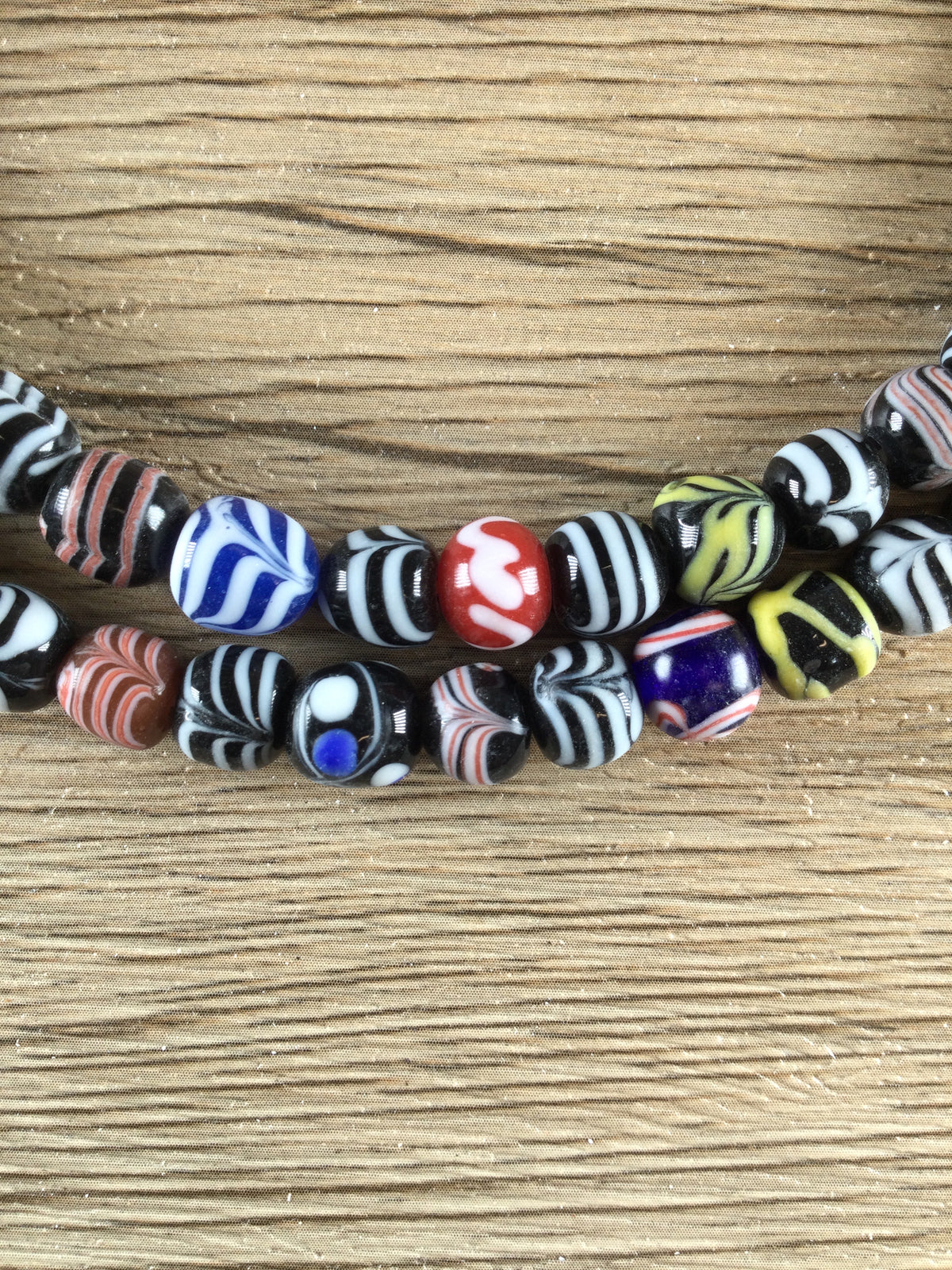 Hidden Gems: Fancy Mixed Java Glass Feather Beads — The Bead Chest