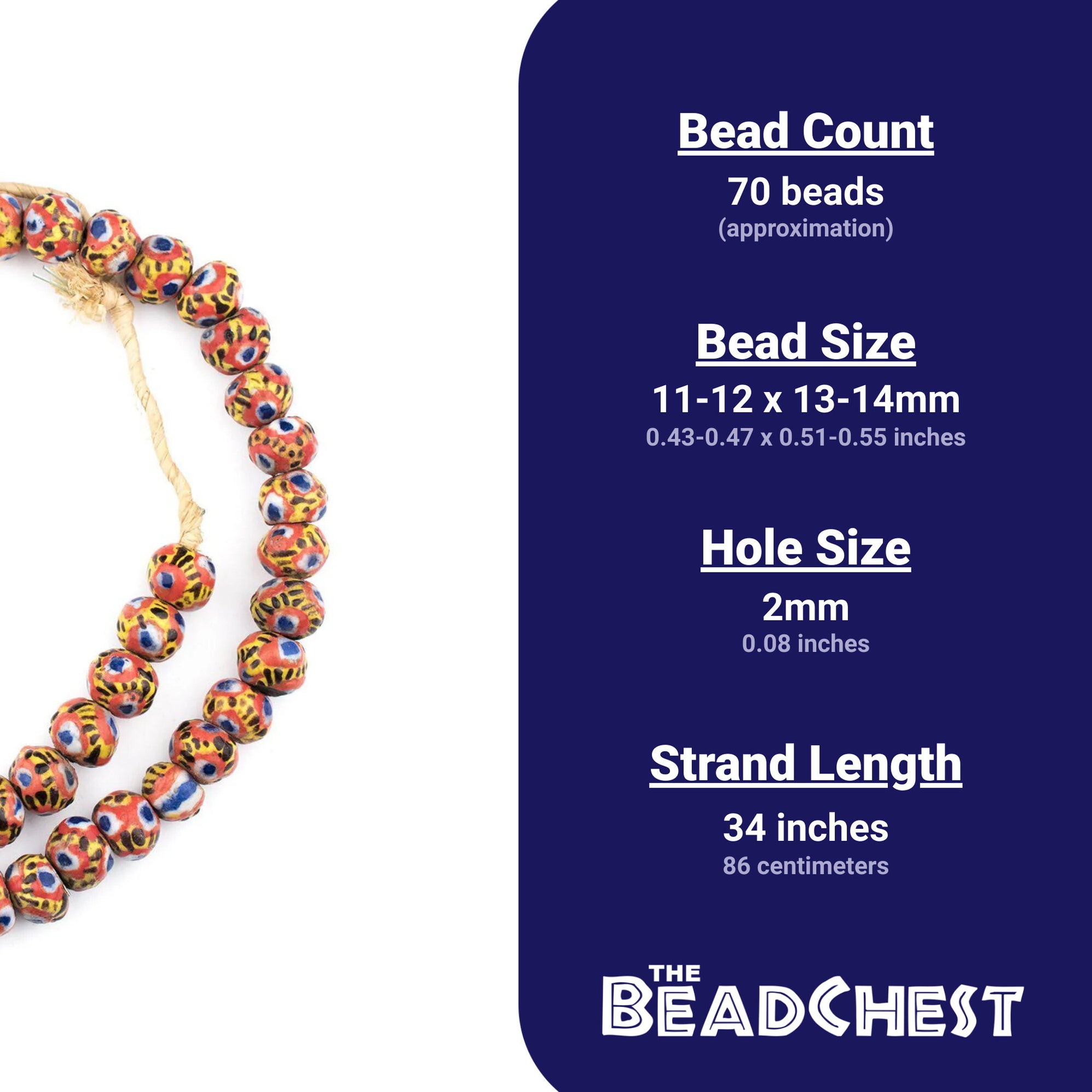 Mauritanian Powder Glass Kiffa Beads — The Bead Chest
