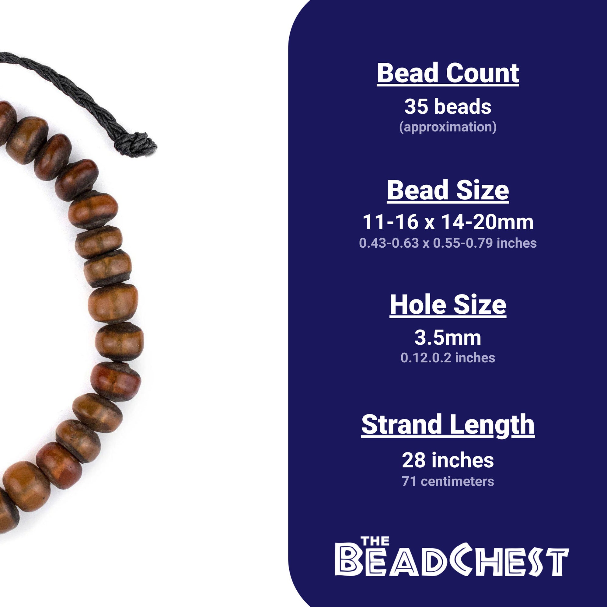 Translucent Moroccan Honey Amber Resin Beads (12x16mm) — The Bead Chest