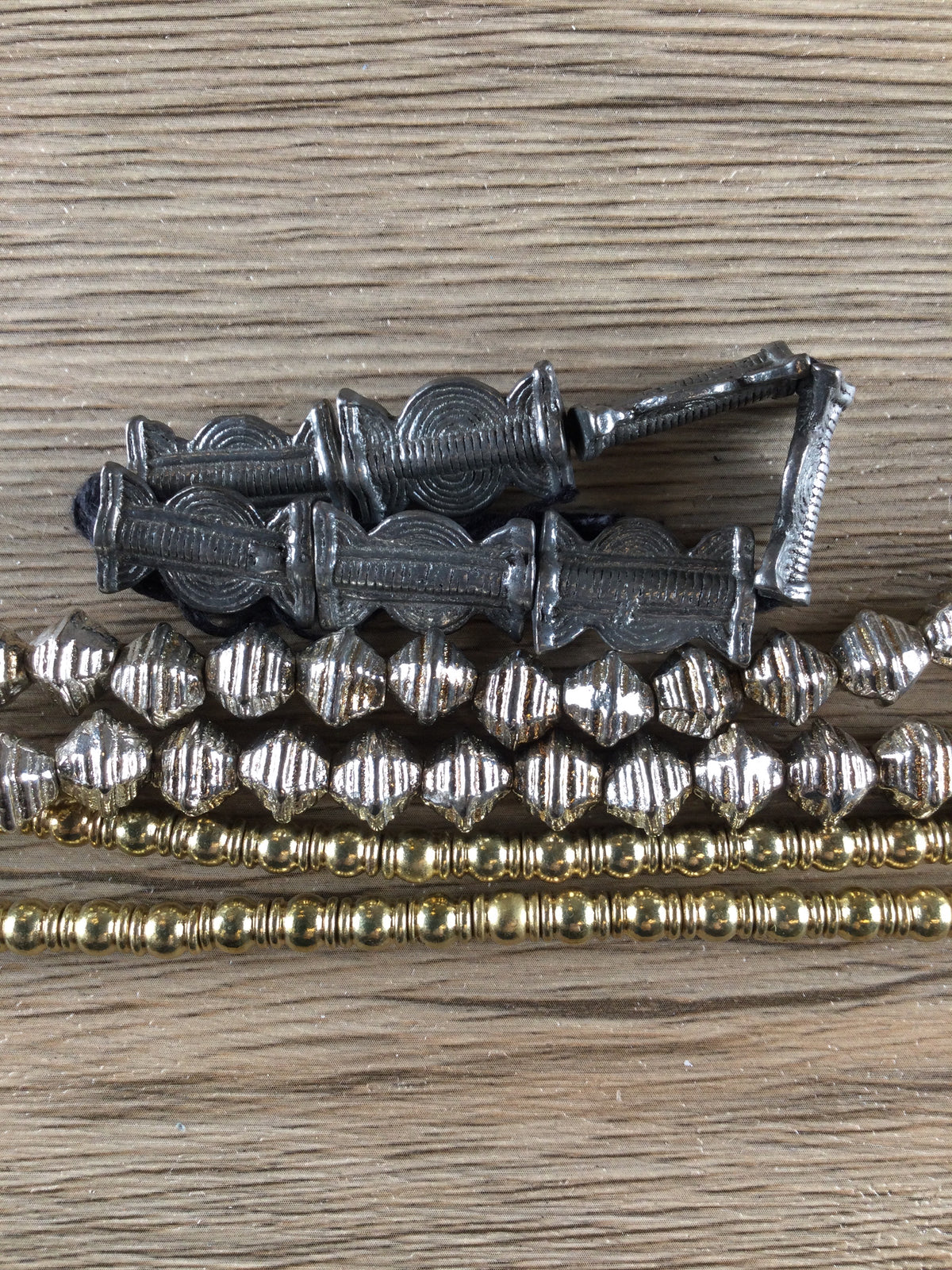 Hidden Gems: Mixed Metal Beads (All Strands Shown) — The Bead Chest