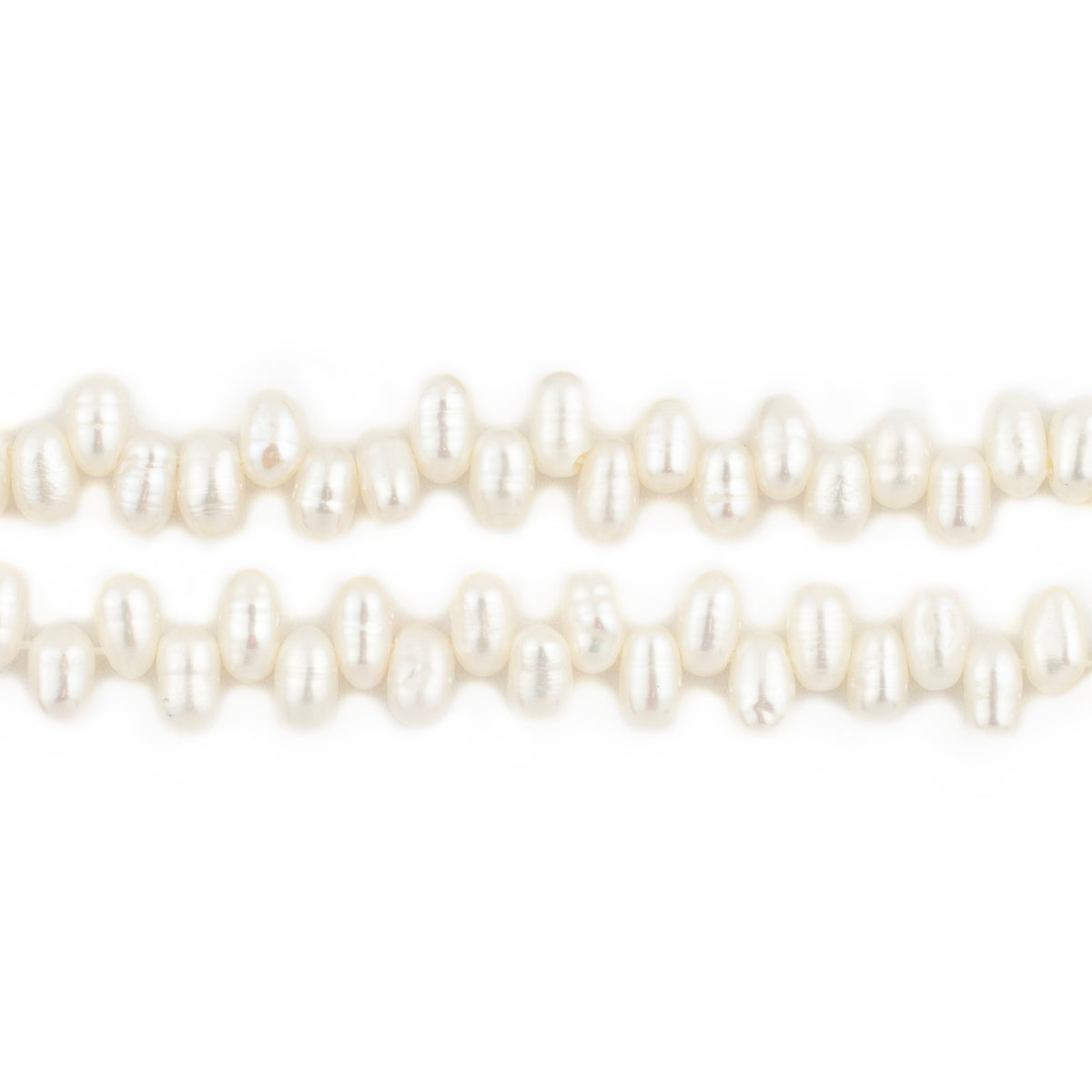 Top-Drilled Potato-Shape Vintage Japanese Pearl Beads (4x6mm) — The ...