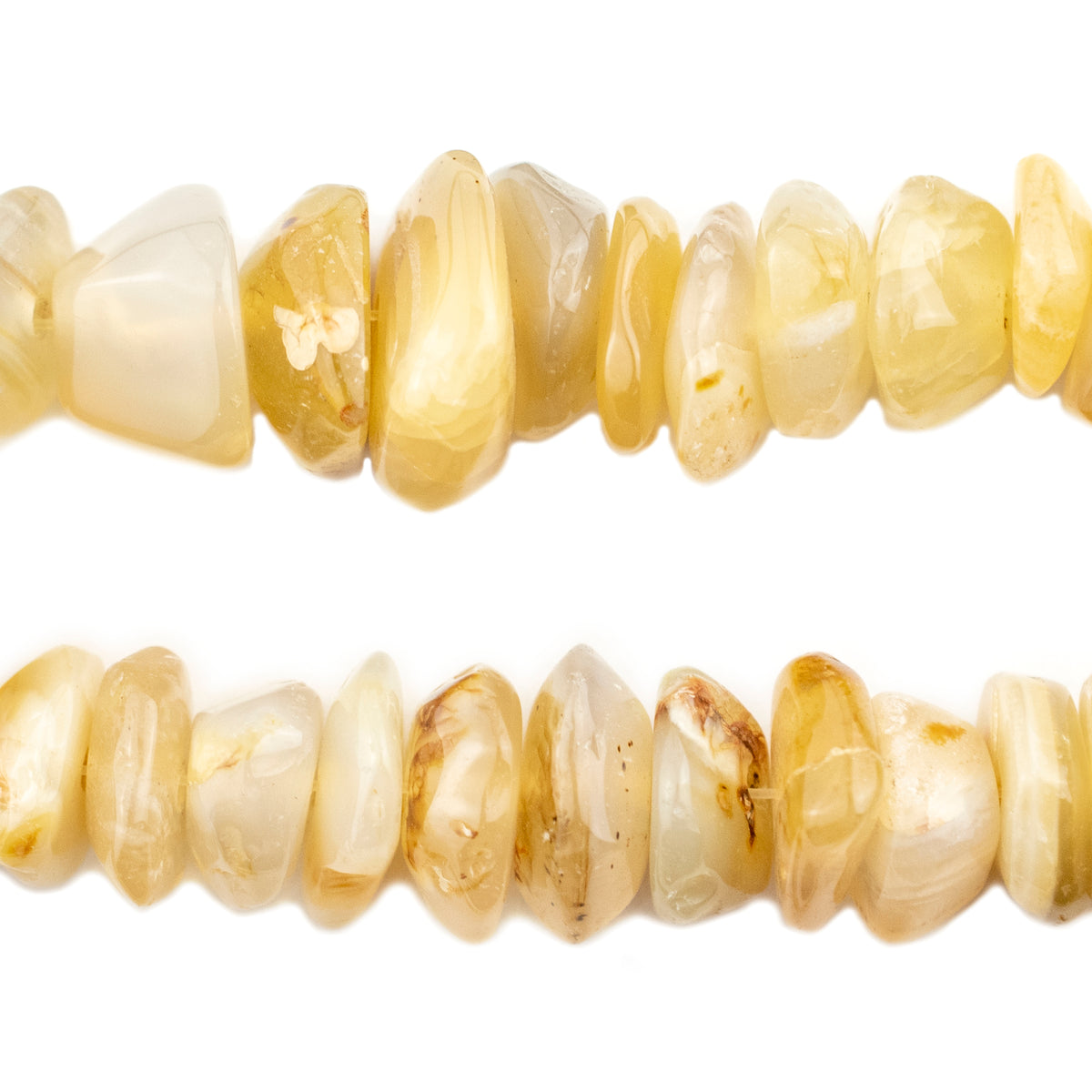 Yellow Calcite Chip Beads (9-19mm) — The Bead Chest