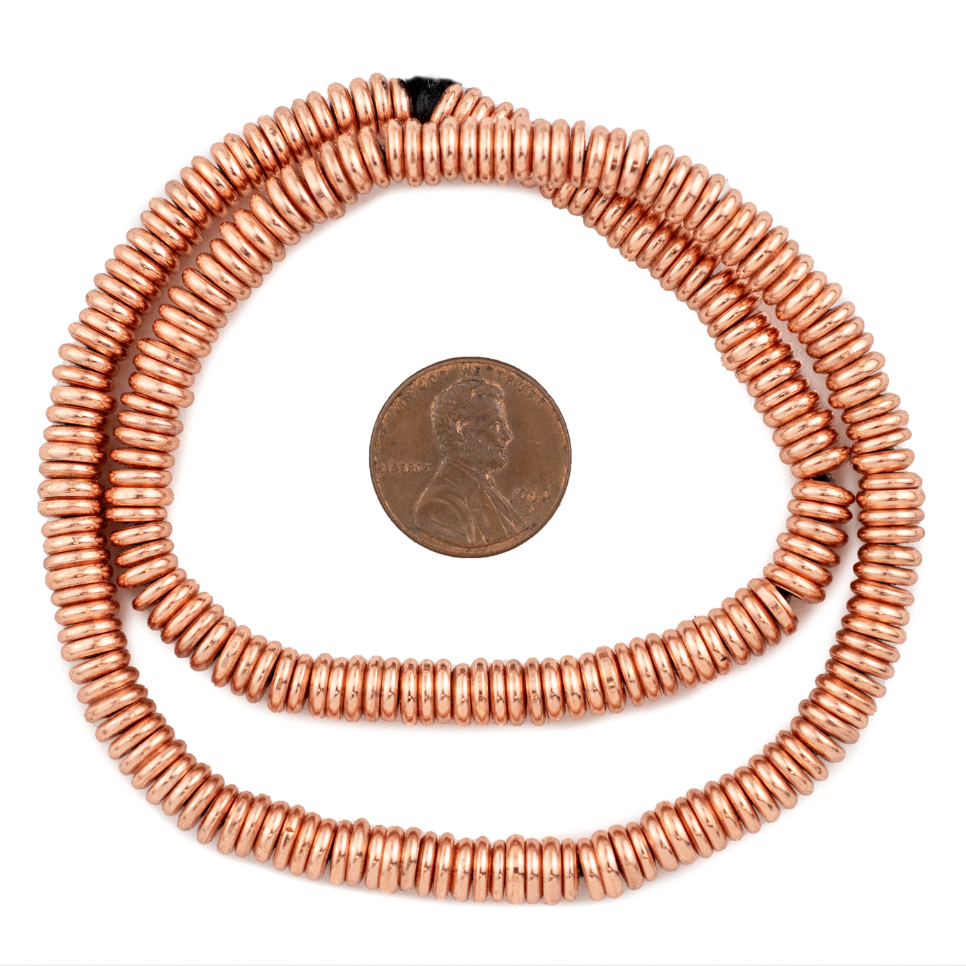 Smooth Extra Large Copper Heishi Beads (6mm) — The Bead Chest