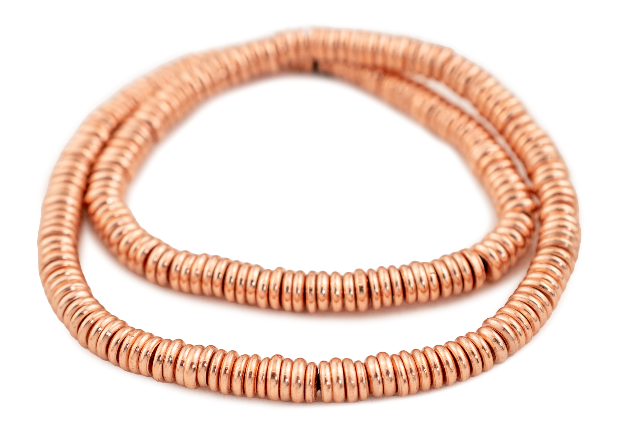 Smooth Extra Large Copper Heishi Beads (6mm) — The Bead Chest