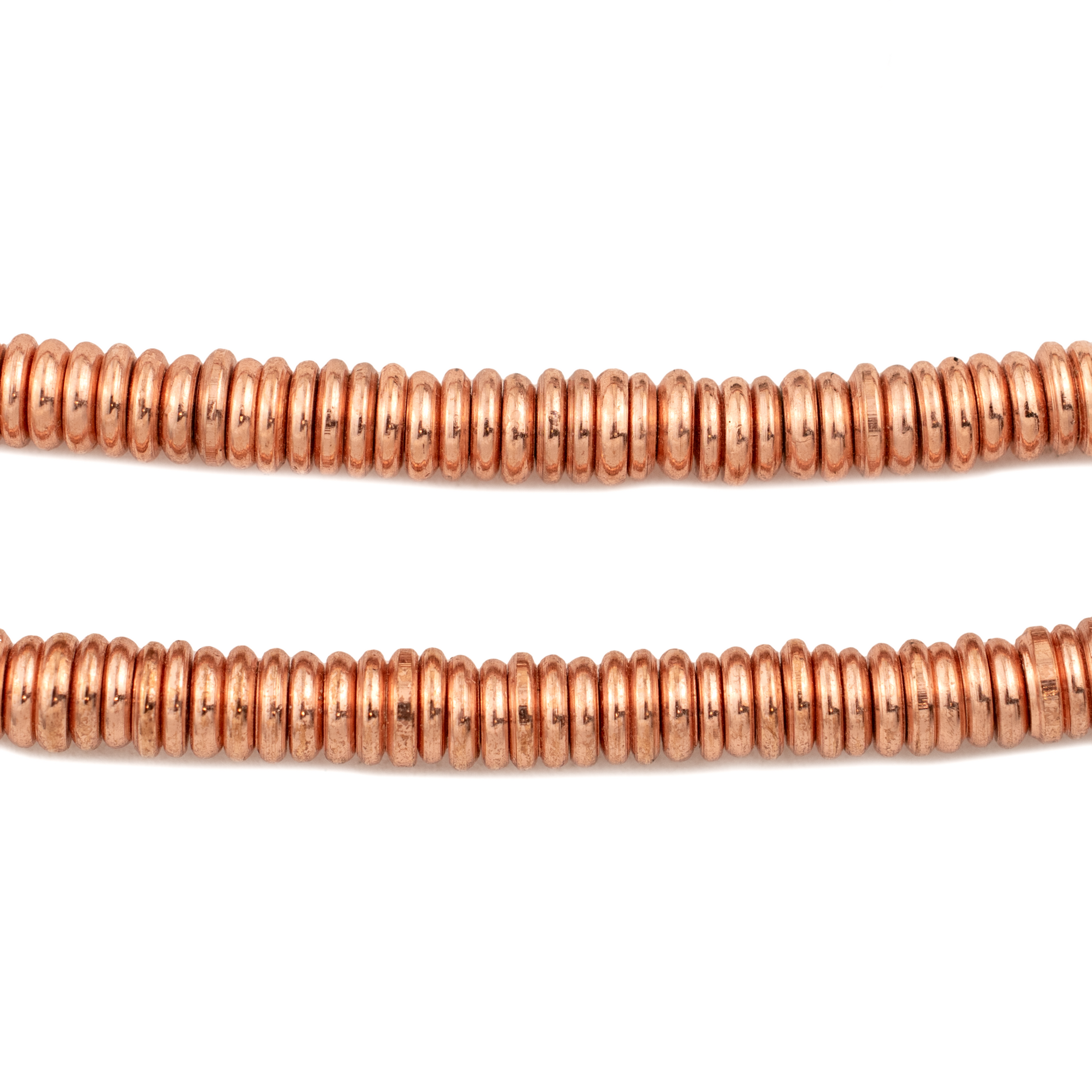 Smooth Extra Large Copper Heishi Beads (6mm) — The Bead Chest