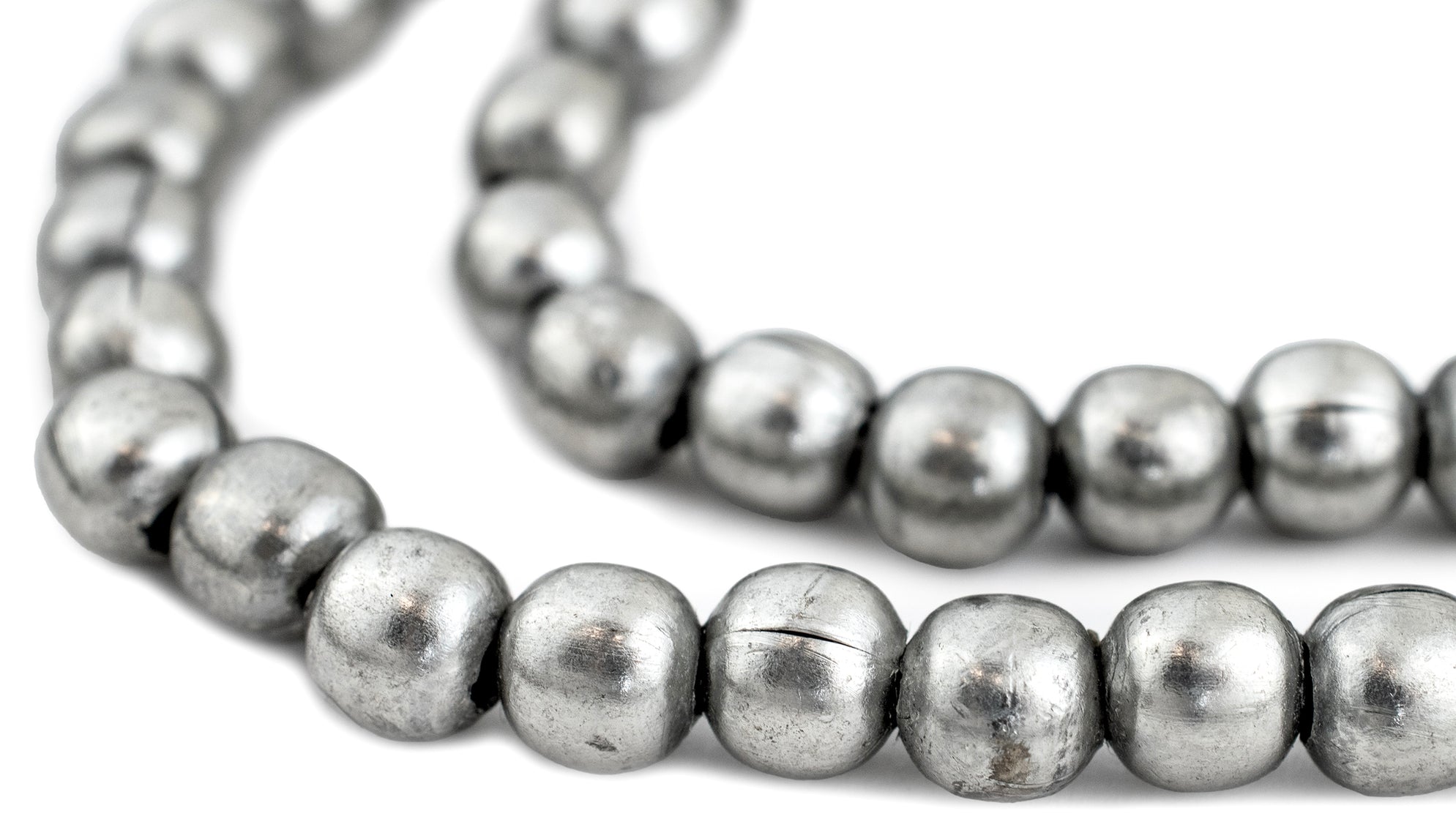 Antique Silver Hollow Sphere Beads (8mm) — The Bead Chest