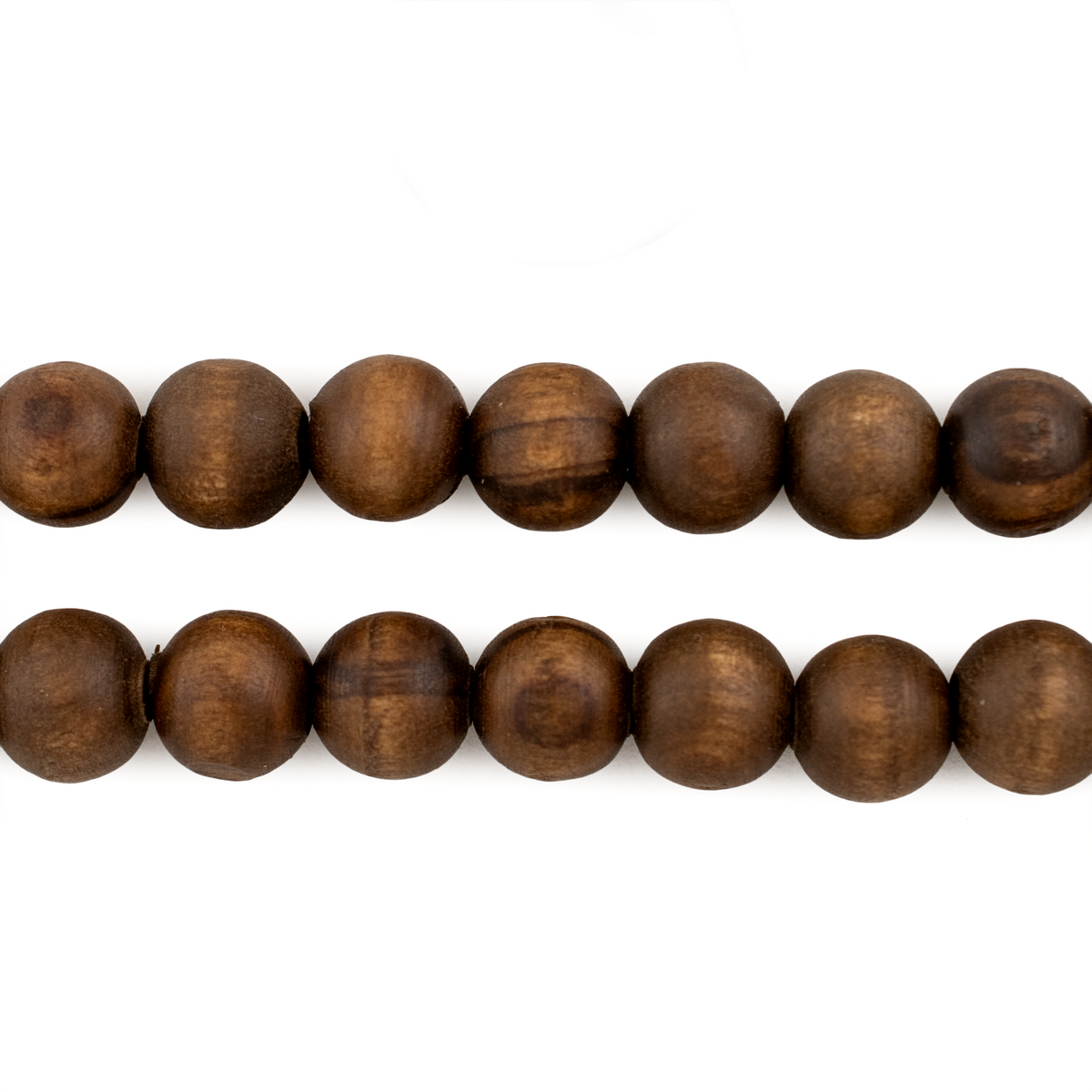 Vintage-Style Round Olive Wood Beads from Bethlehem (8mm) — The Bead Chest