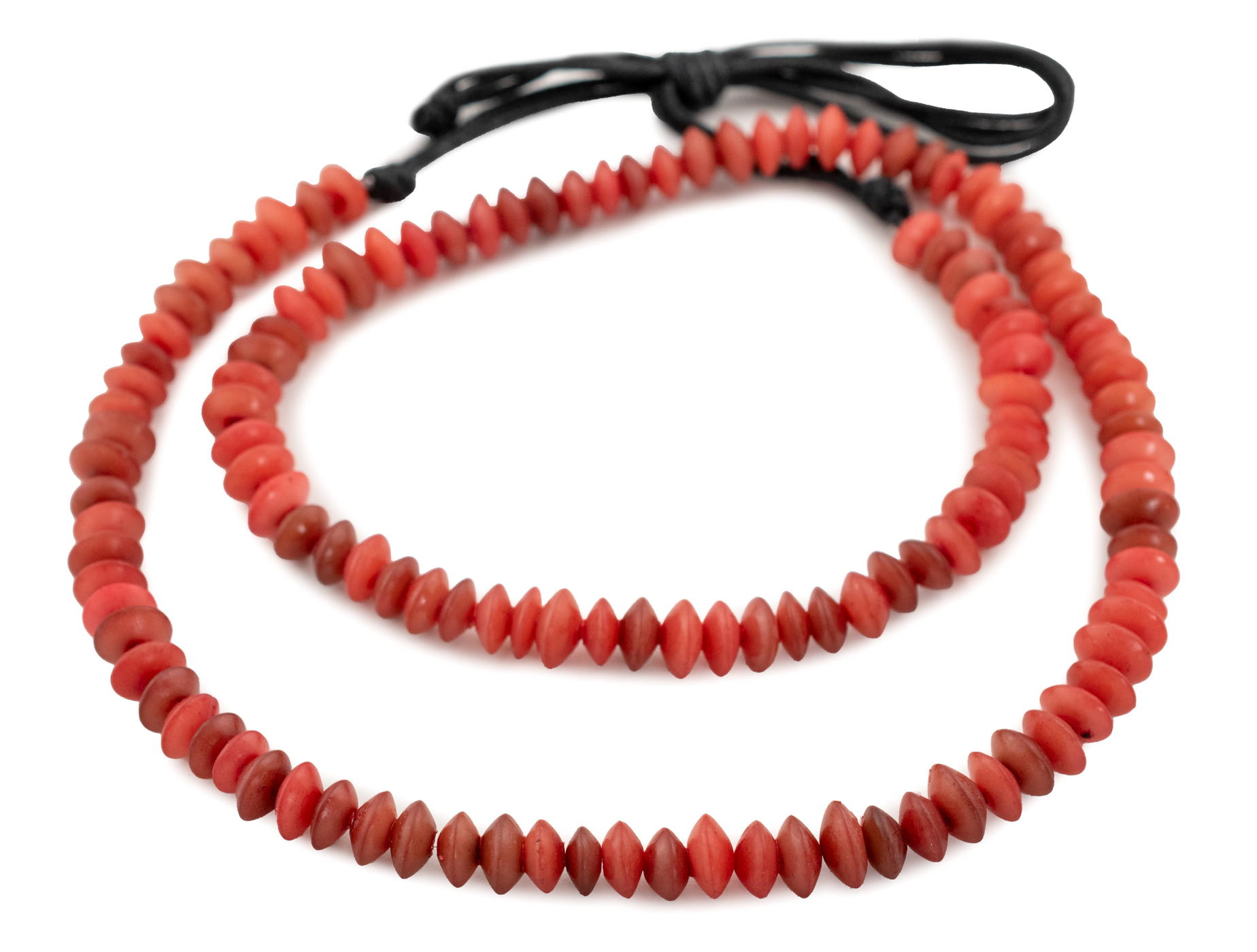 Red Natural Saucer Seed Beads (8mm) — The Bead Chest