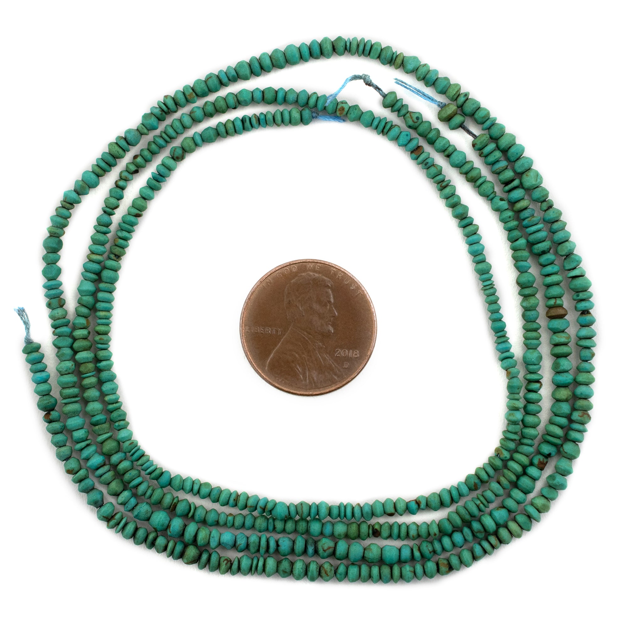 Malachite-Style Stone Heishi Beads (2.5mm) — The Bead Chest