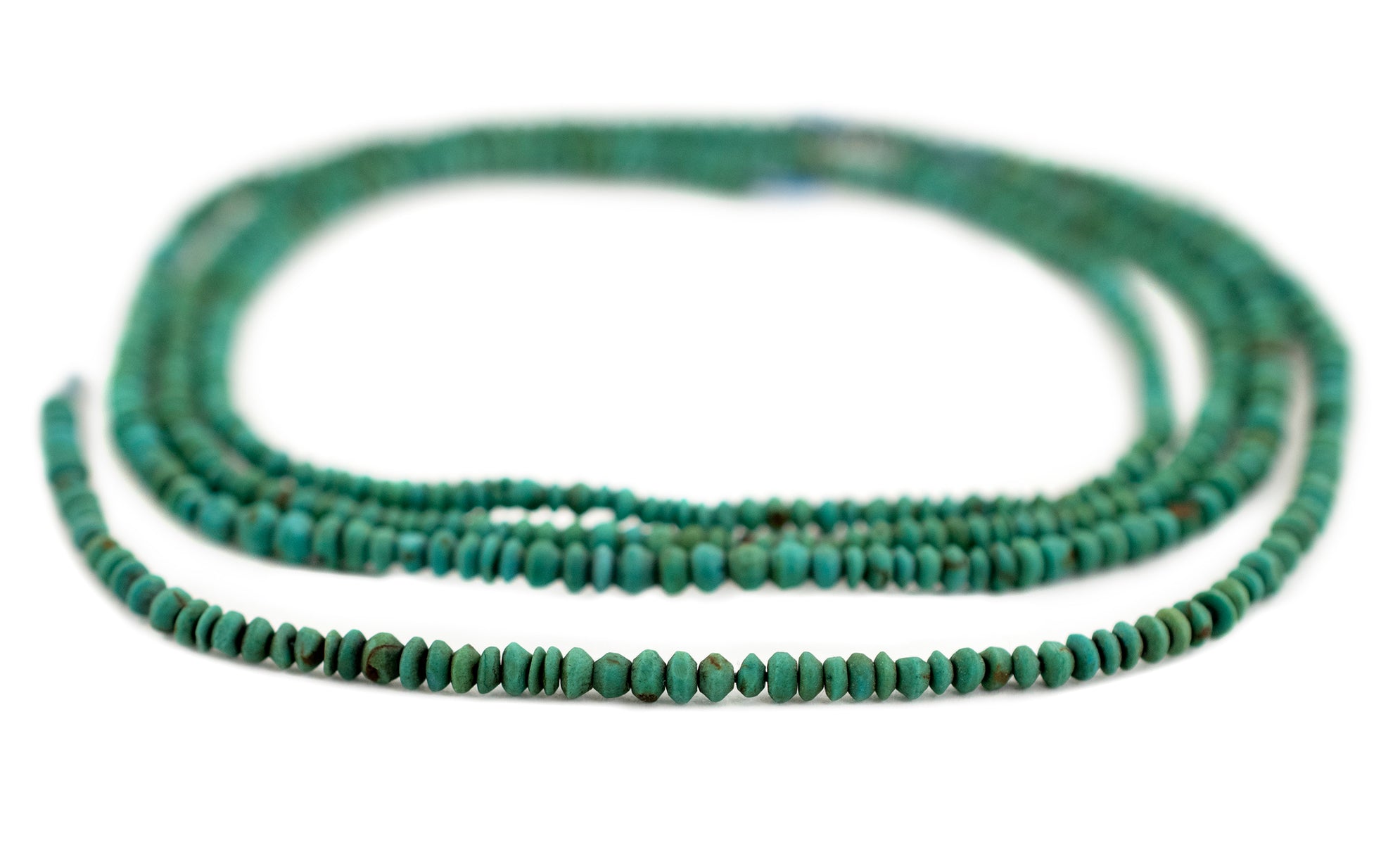 Malachite-Style Stone Heishi Beads (2.5mm) — The Bead Chest