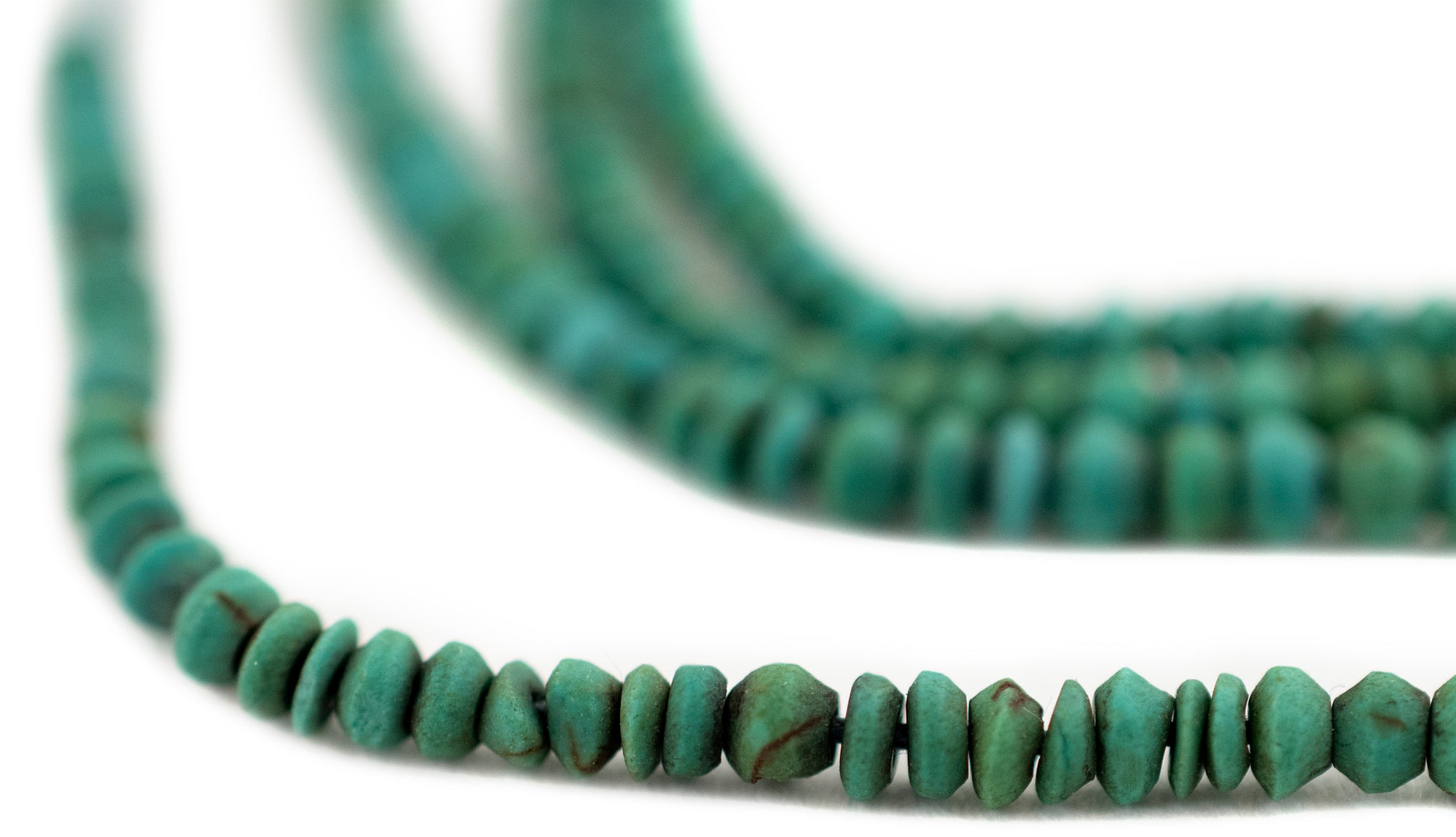 Malachite-Style Stone Heishi Beads (2.5mm) — The Bead Chest