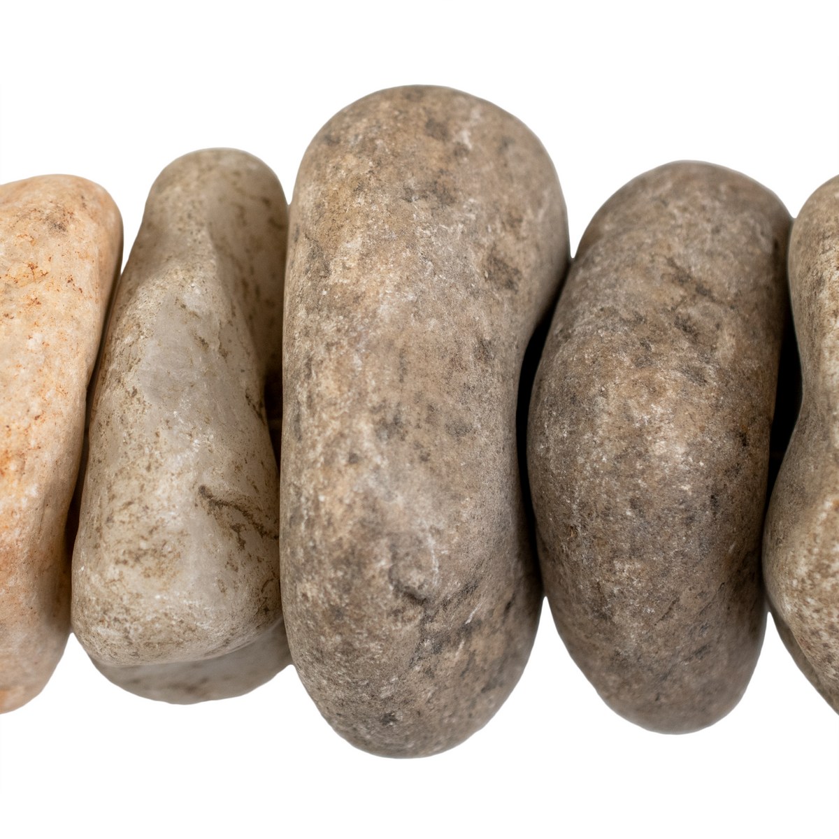 Super Jumbo Old Togo Dark Stone Beads — The Bead Chest