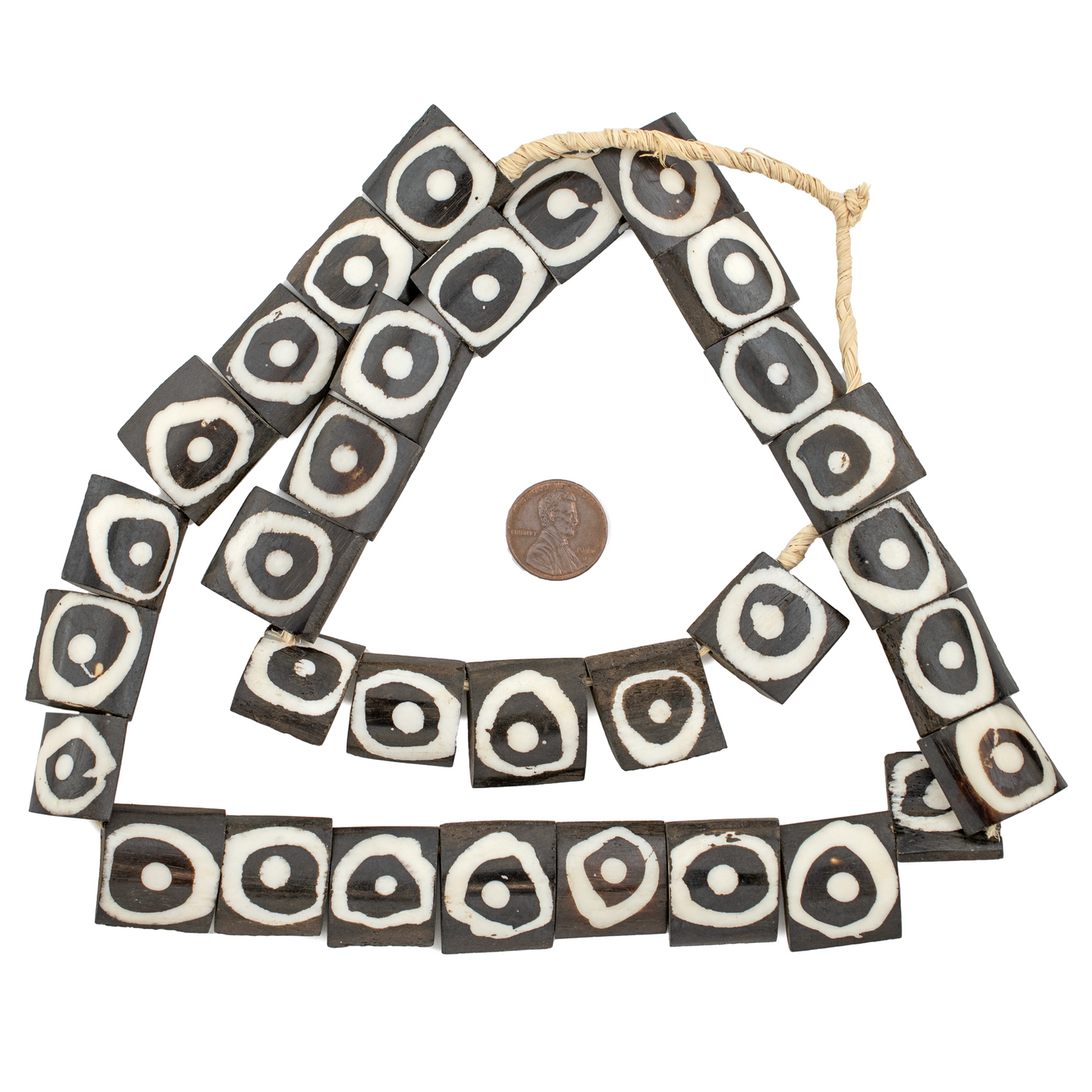 Eye Batik Bone Beads — The Bead Chest