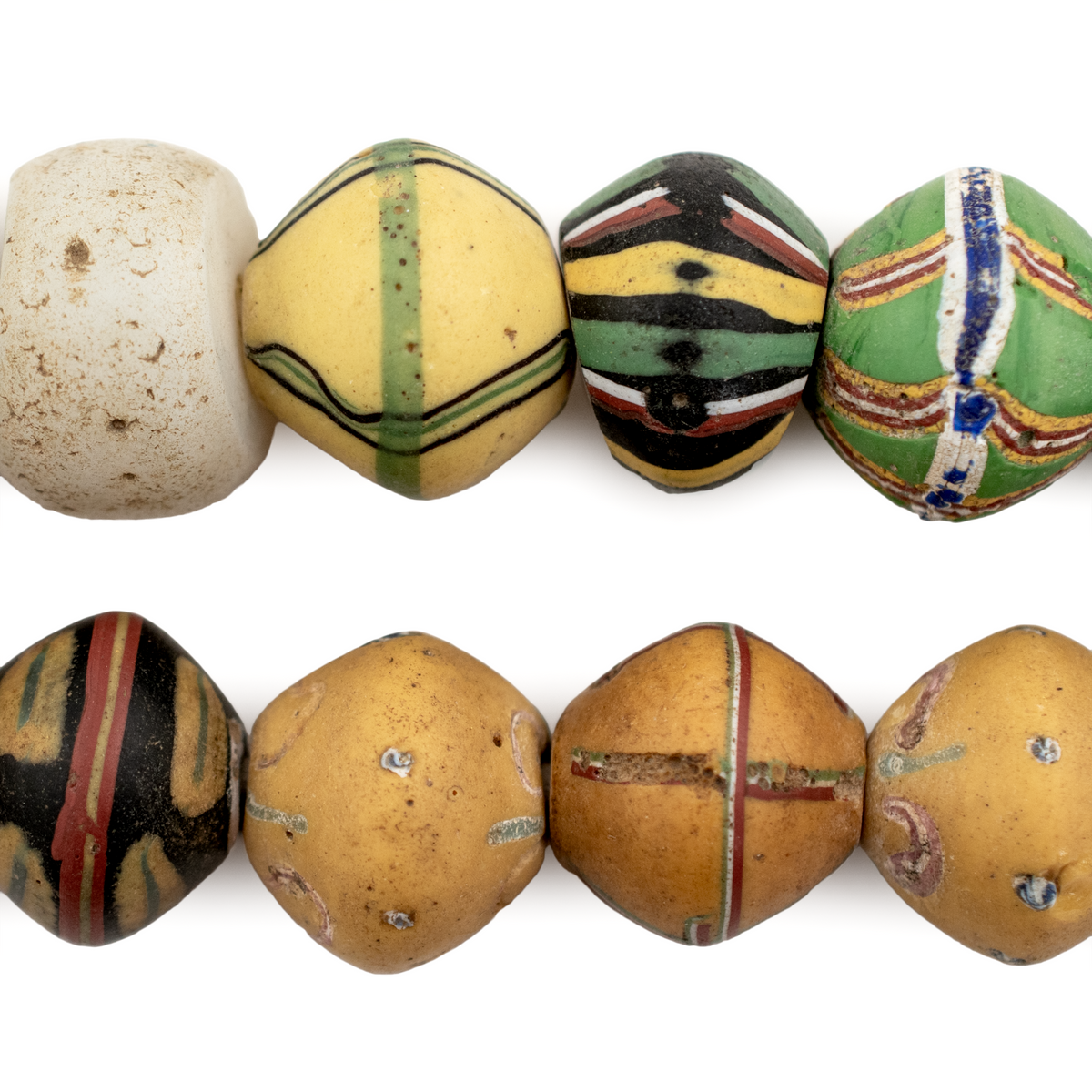 Assorted Antique Venetian King Beads (Large, Graduated) — The Bead Chest