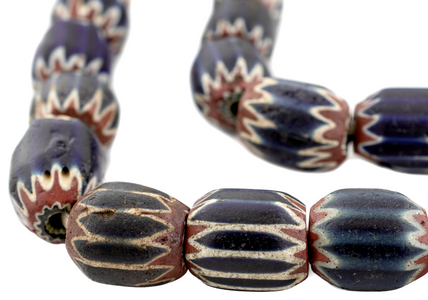Rare Antique Venetian Seven-Layer Chevron Beads – Museum-Grade Collect ...