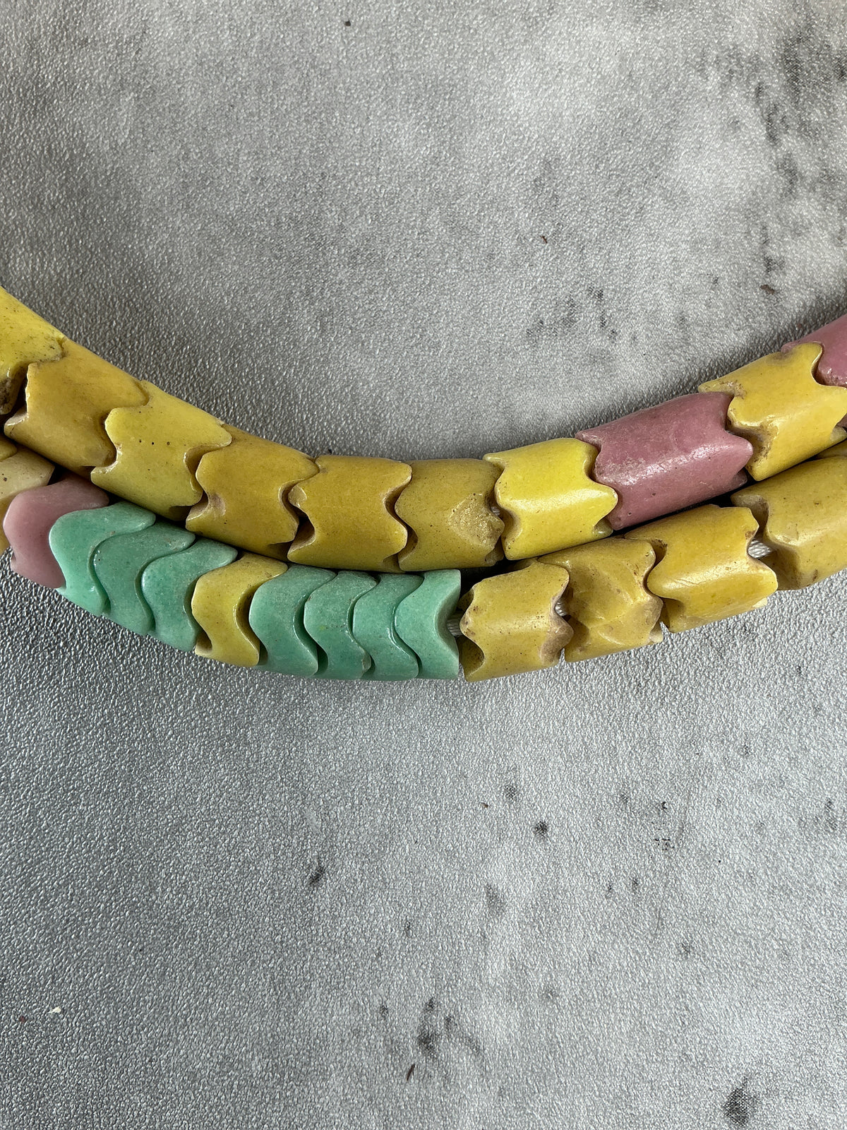 Hidden Gems: Vintage Czech Interlocking Snake Beads — The Bead Chest