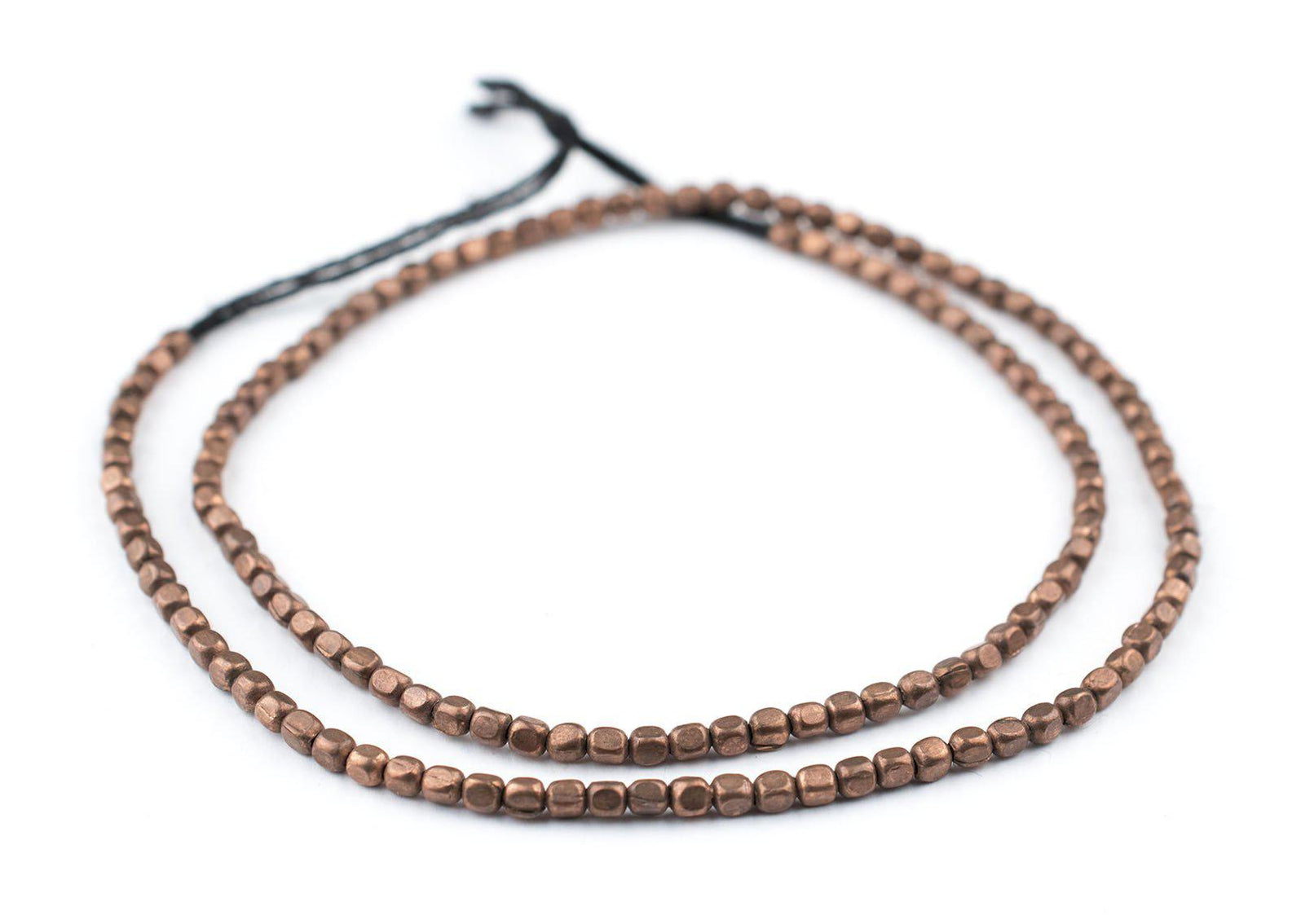 Rounded Rectangle Antiqued Copper Beads (3x2.5mm) — The Bead Chest