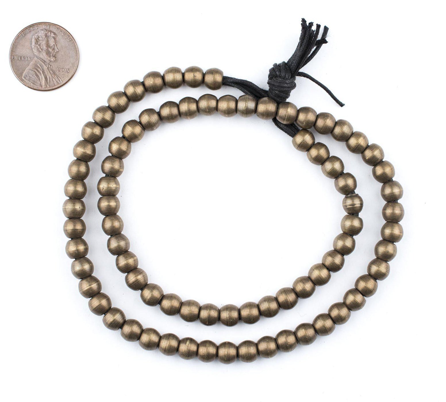 Antiqued Brass Sphere Beads (6mm) — The Bead Chest