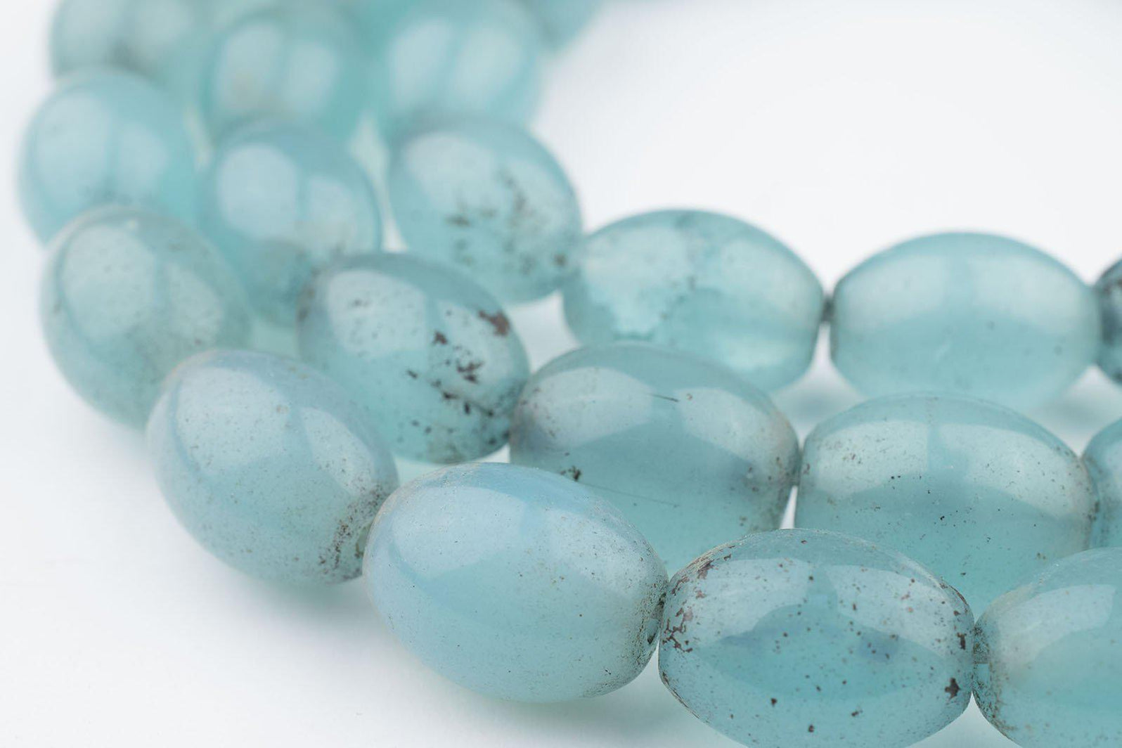 Translucent Teal Colodonte Beads — The Bead Chest