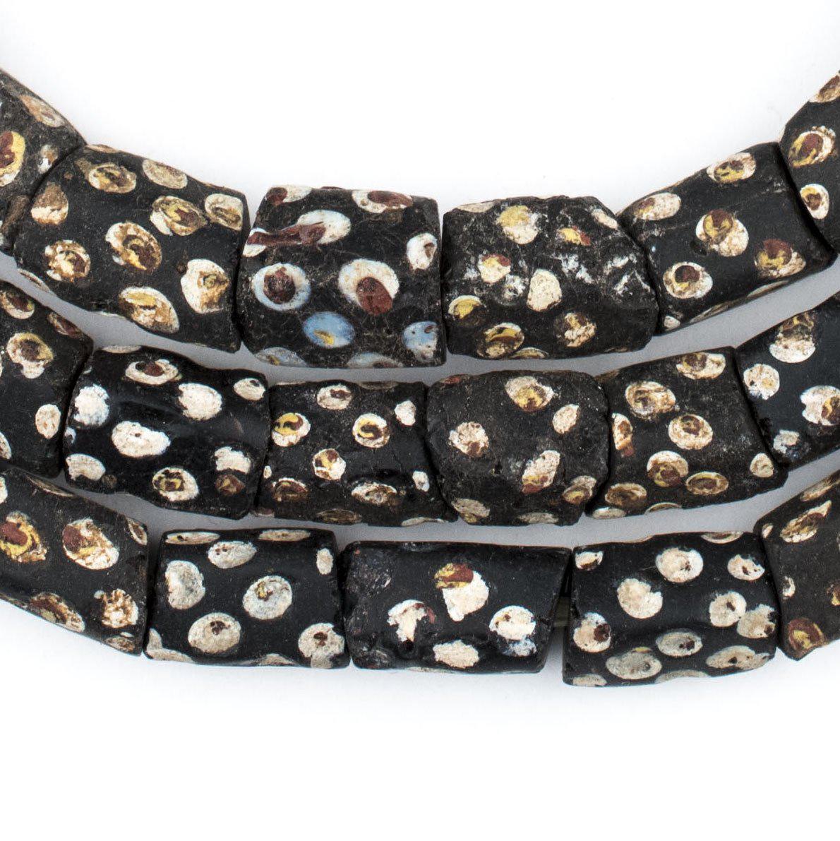 Antique Venetian Rectangular Skunk Trade Beads — The Bead Chest