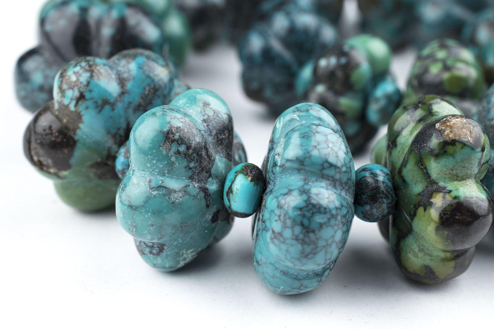 Turquoise Flower Beads — The Bead Chest