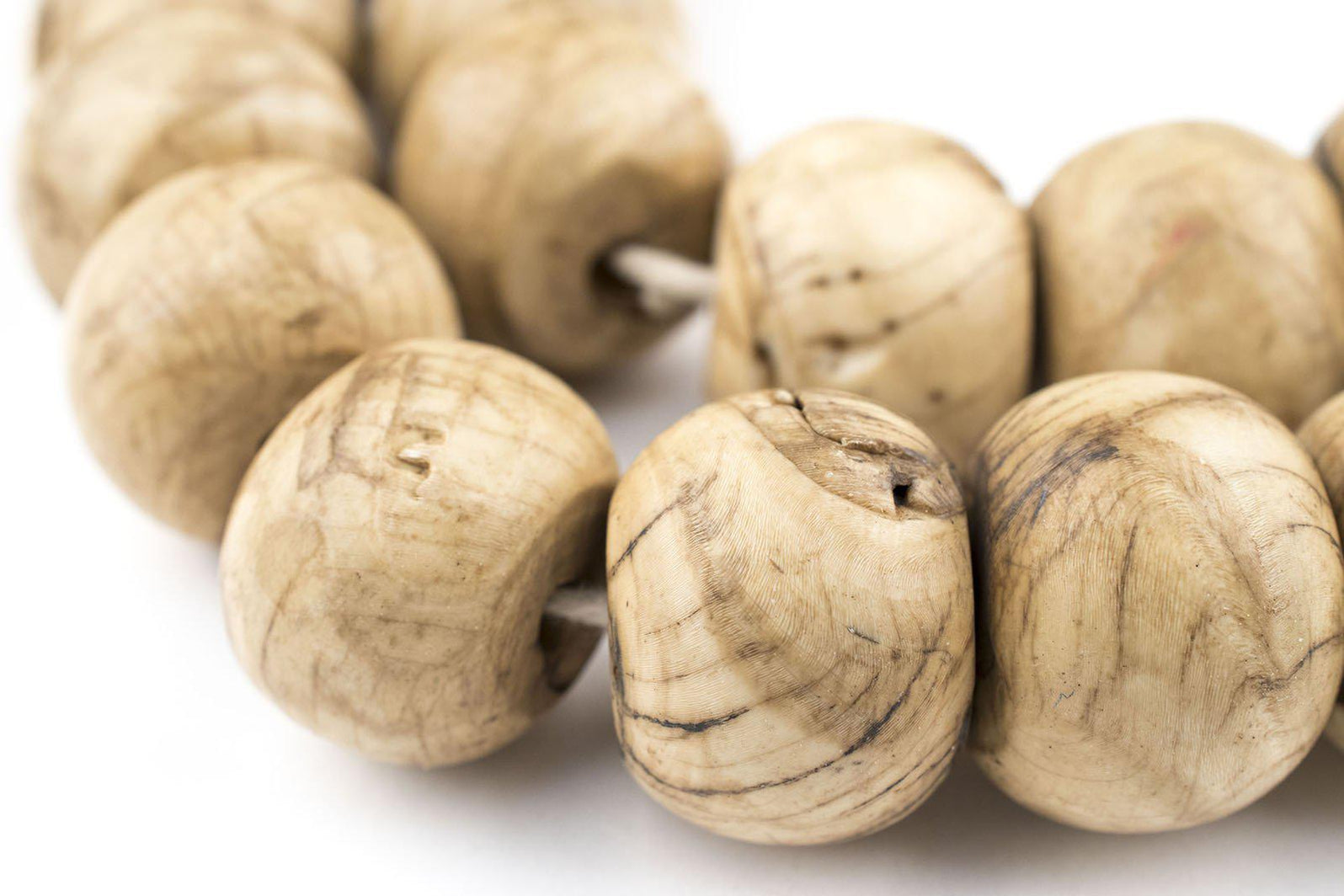 Jumbo Vintage Style Brown Naga Shell Beads (20mm) — The Bead Chest