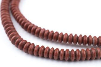 Brown Vintage Saucer Prosser Button Beads (6mm) — The Bead Chest