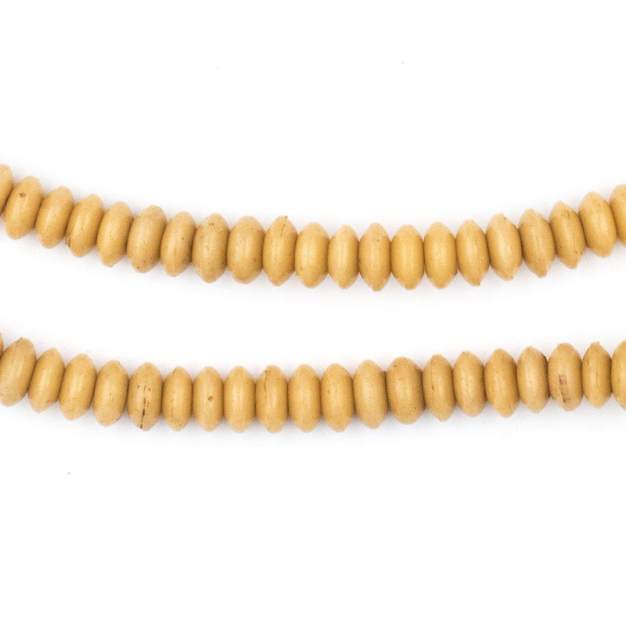 Peach Vintage Saucer Prosser Button Beads (6mm) — The Bead Chest