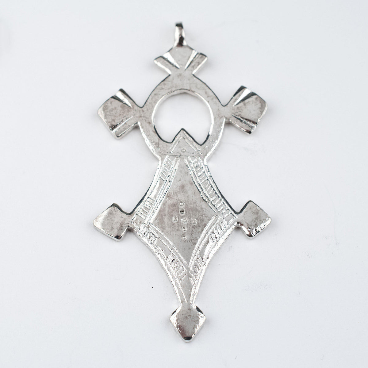 Silver Tuareg Cross Pendant — The Bead Chest