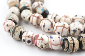 Antique Venetian Medicine Man Trade Beads (Double Strand) — The Bead Chest