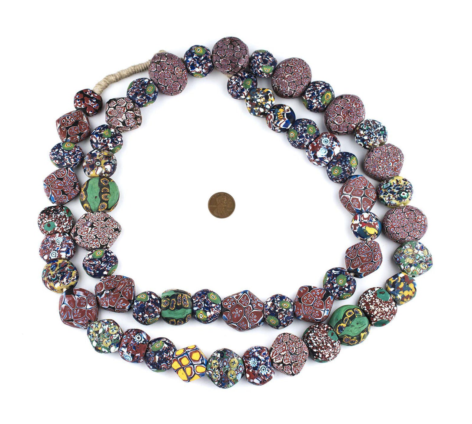 Extremely Rare Strand Antique Tabular Venetian Trade Beads — The Bead Chest