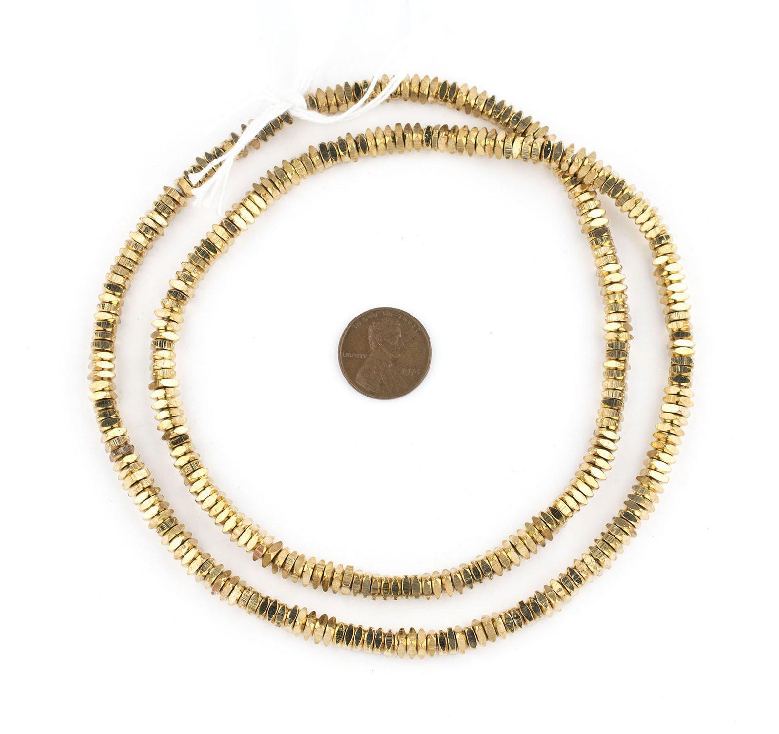Faceted Gold Square Beads — The Bead Chest