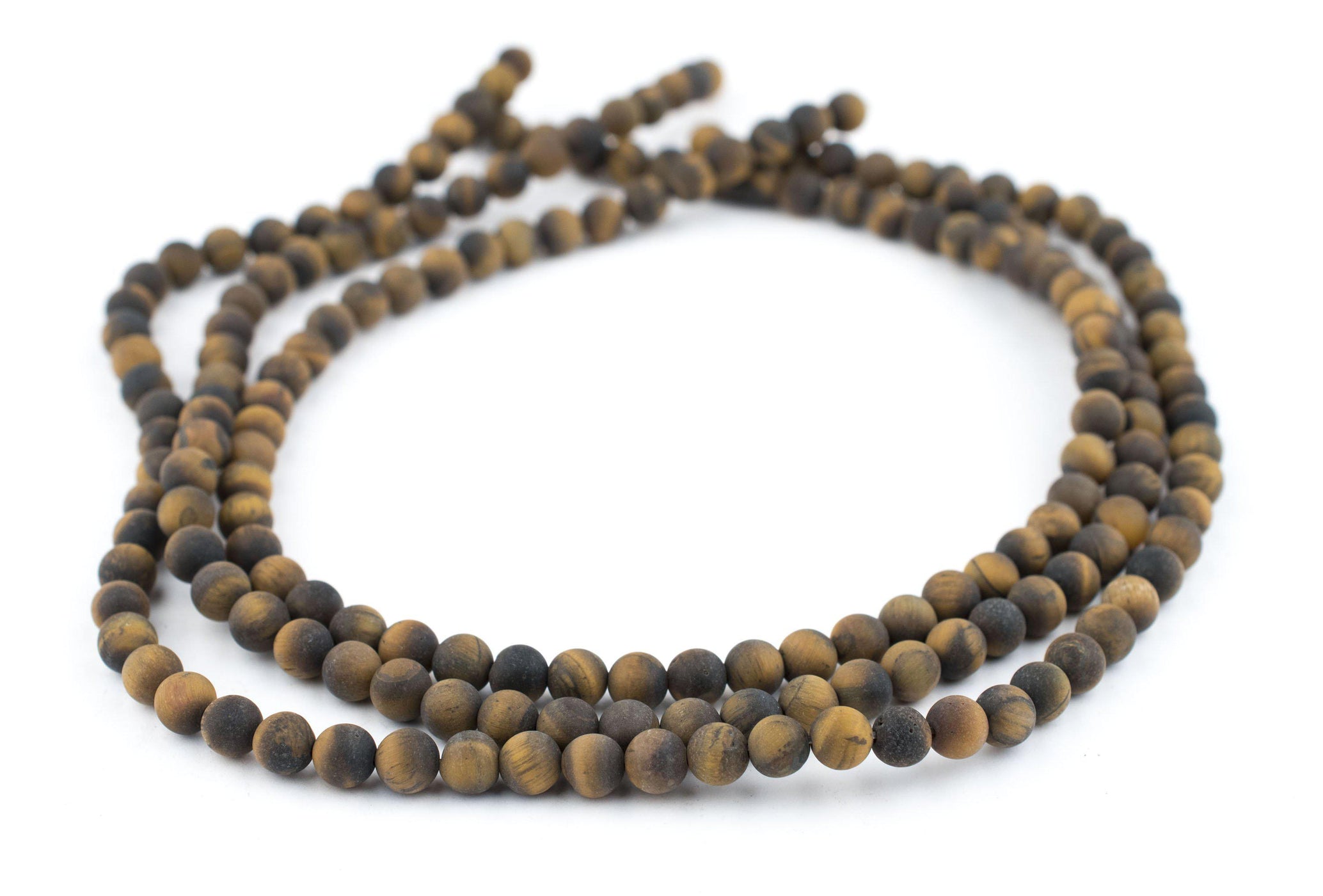 Matte Tiger Eye Beads (6mm) — The Bead Chest