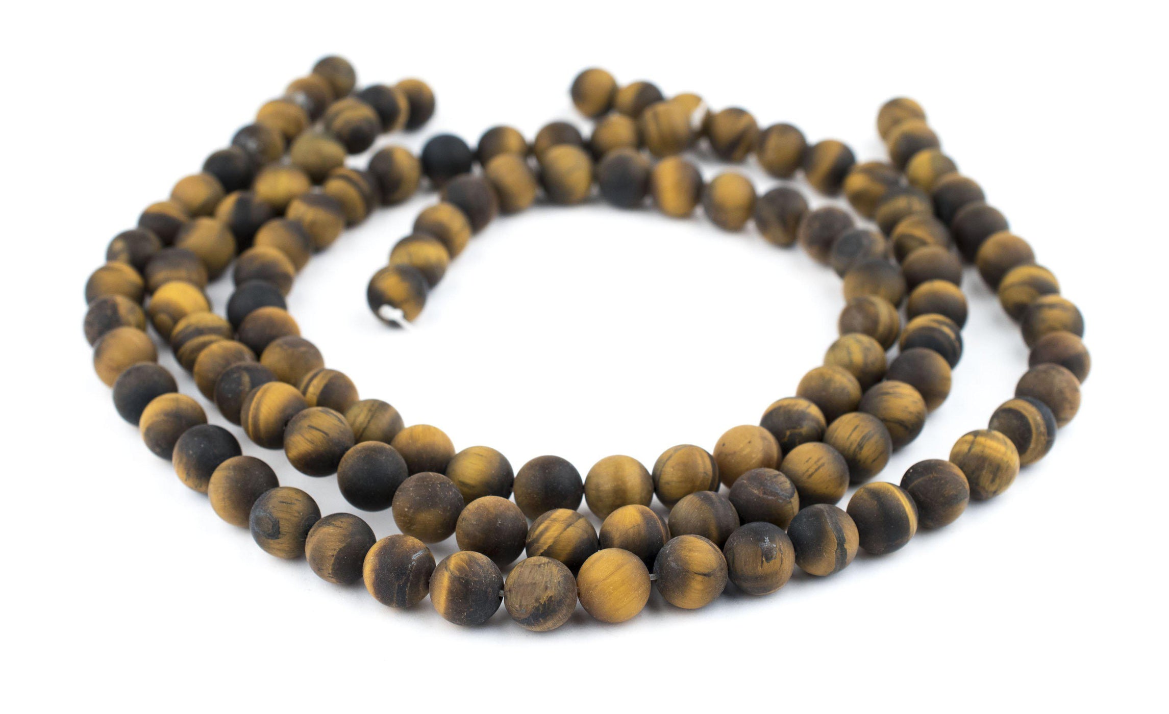 Matte Tiger Eye Beads (10mm) — The Bead Chest