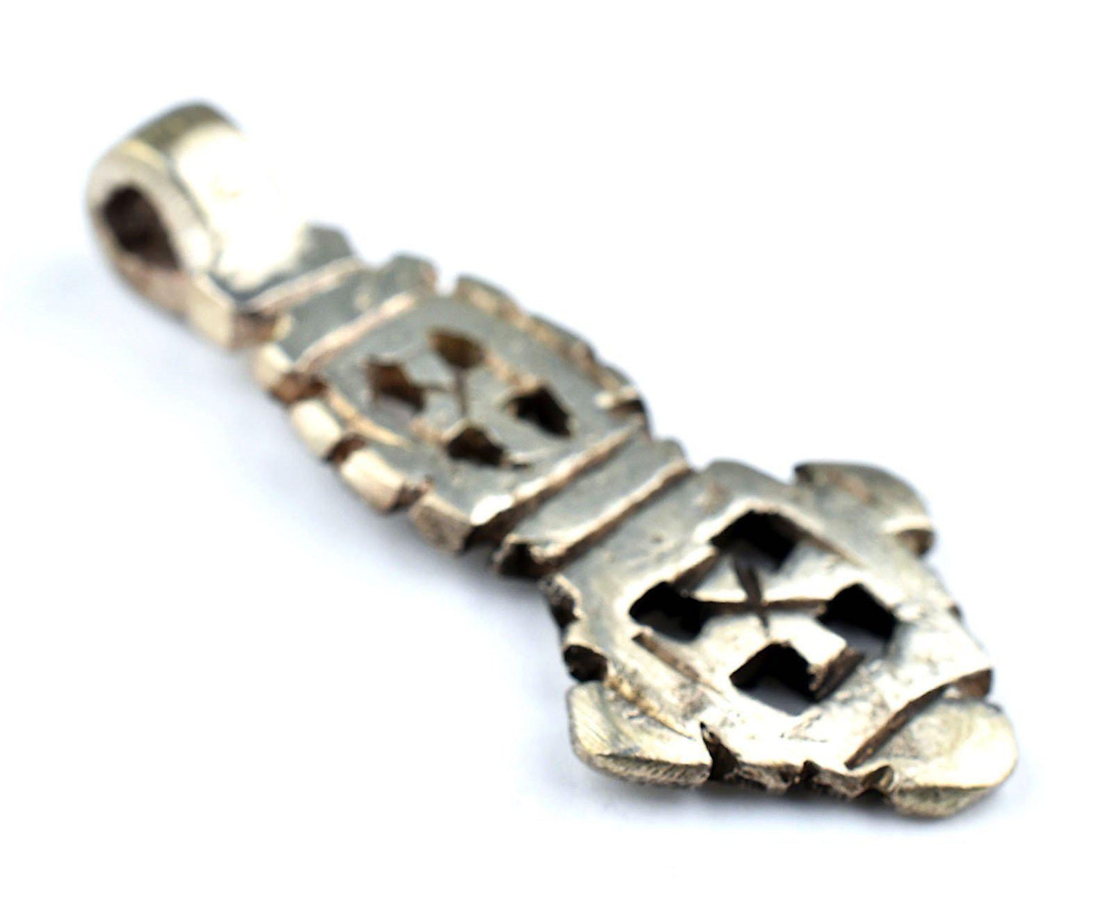 Silver Ethiopian Coptic Cross (Small) — The Bead Chest