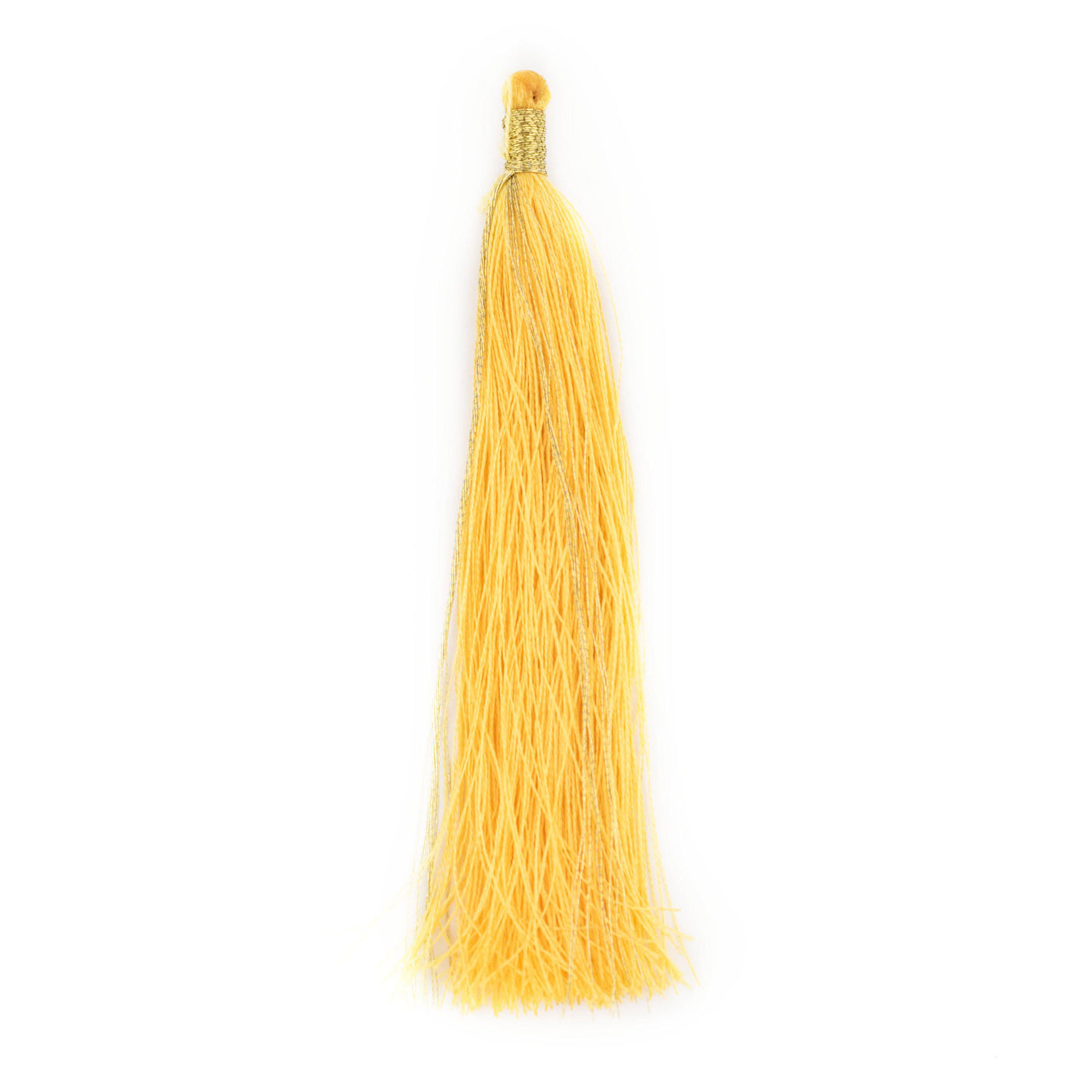 Yellow 9cm Silk Tassels (5 Pack) — The Bead Chest