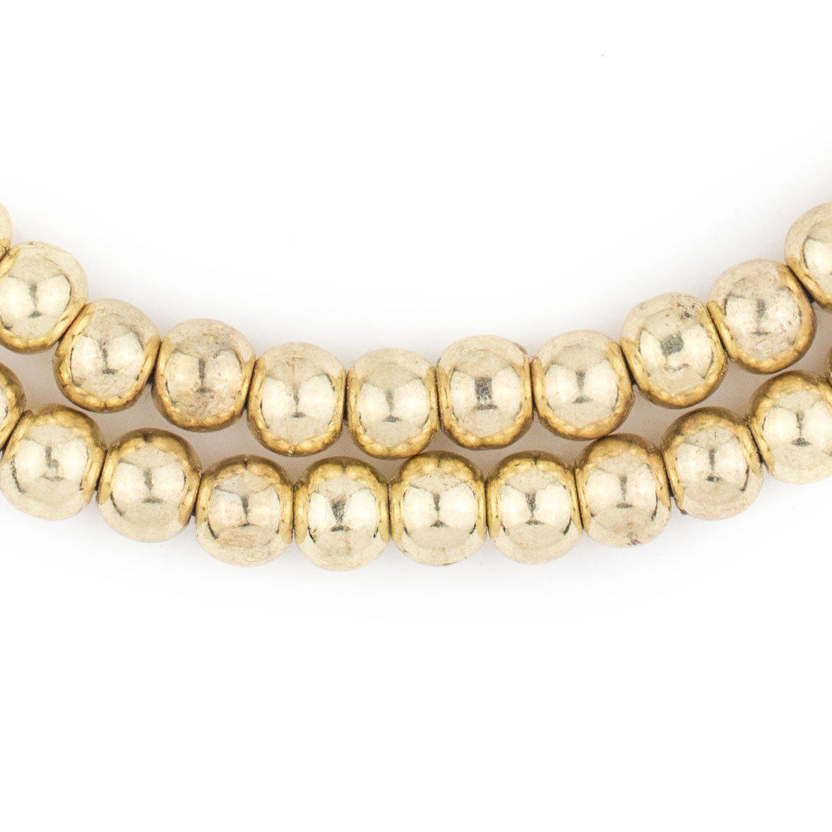 Gold Round Sphere Beads (6mm) — The Bead Chest