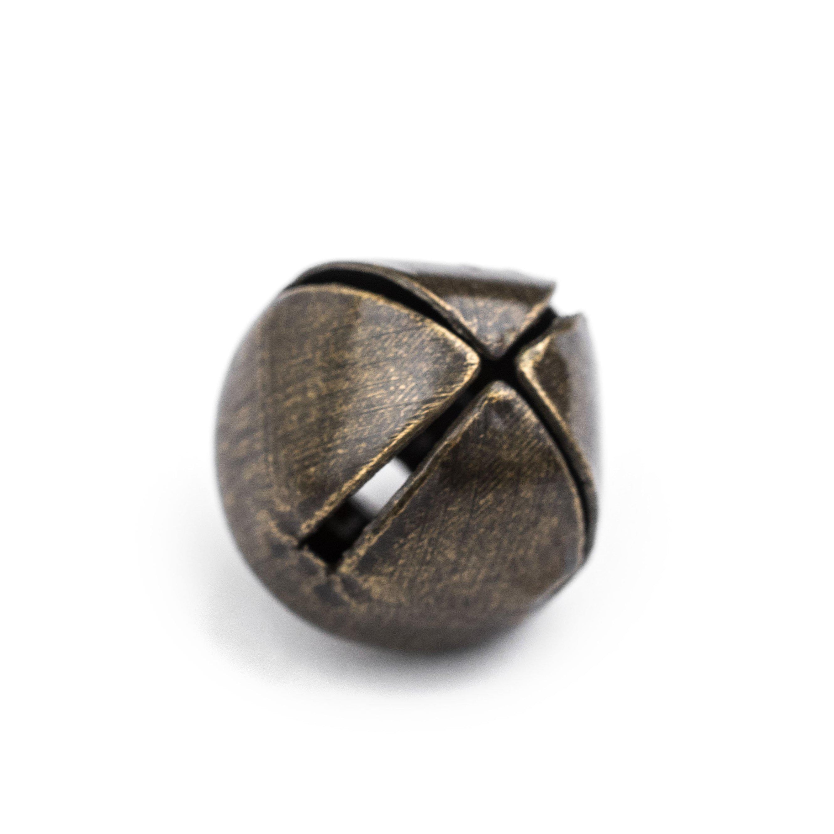 Antiqued Brass Bell Beads (Set of 20) — The Bead Chest