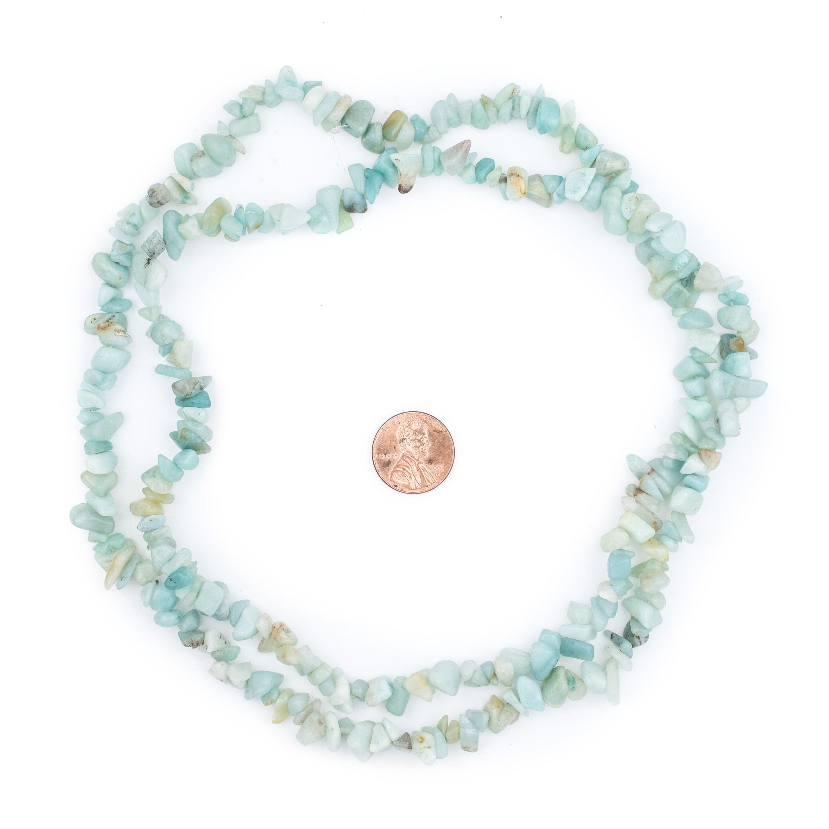 Amazonite Chip Beads — The Bead Chest