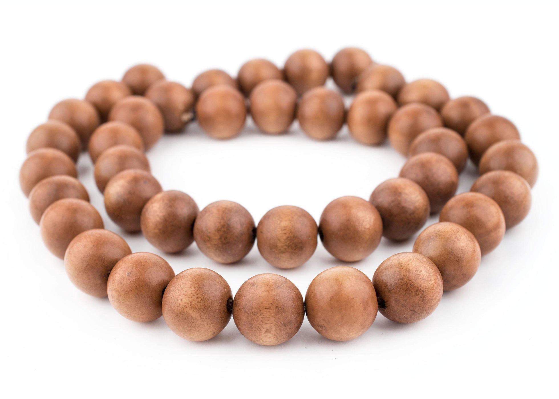 Light Brown Natural Wood Beads (20mm) — The Bead Chest