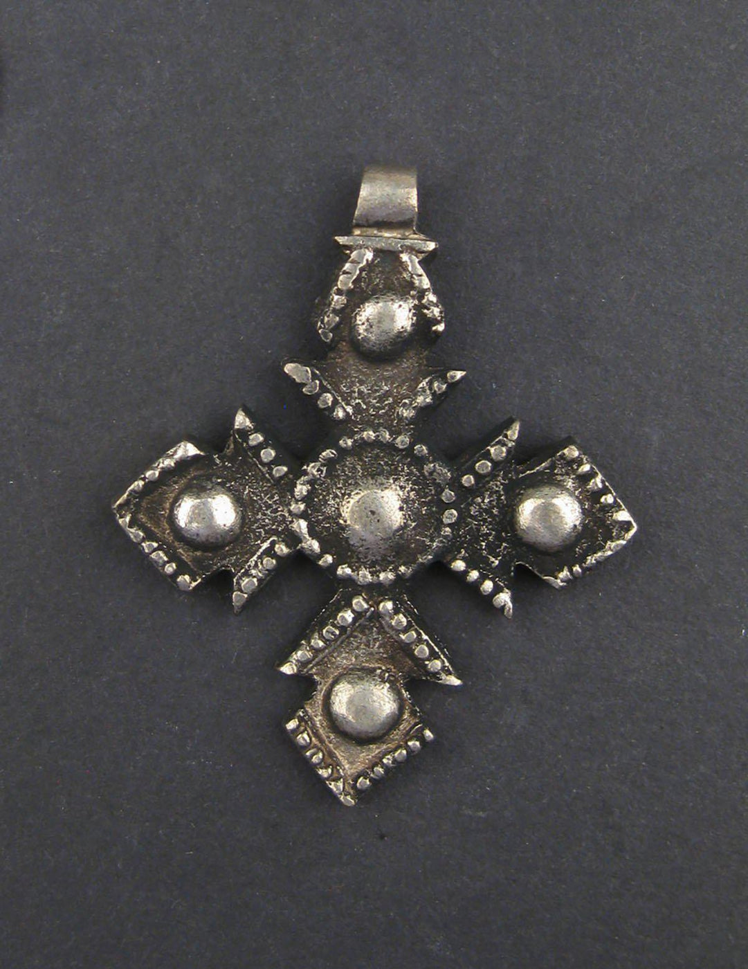 Fancy Vintage Ethiopian Four-Point Cross (50mm) — The Bead Chest