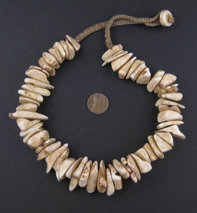 Vintage Naga Shell Shard Beads — The Bead Chest