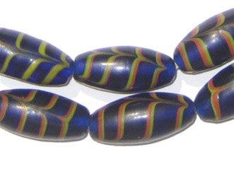 Blue Feather Glass Beads — The Bead Chest