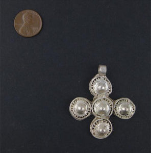 Ethiopian Four Leaf Cross Pendant — The Bead Chest
