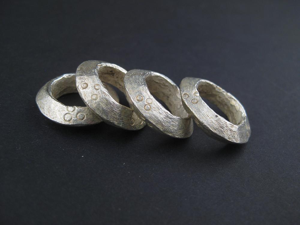 Silver Ethiopian Wollo Rings — The Bead Chest