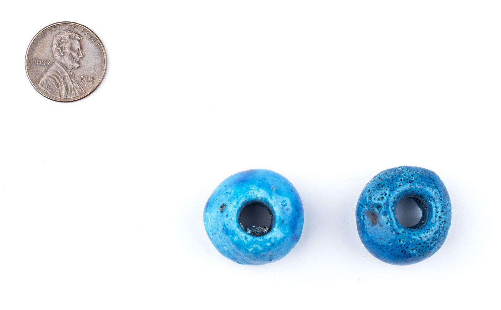 Vintage Glazed Ceramic Donkey Beads (2 Beads) — The Bead Chest