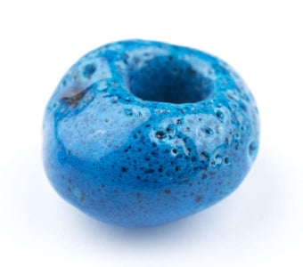 Vintage Glazed Ceramic Donkey Beads (2 Beads) — The Bead Chest