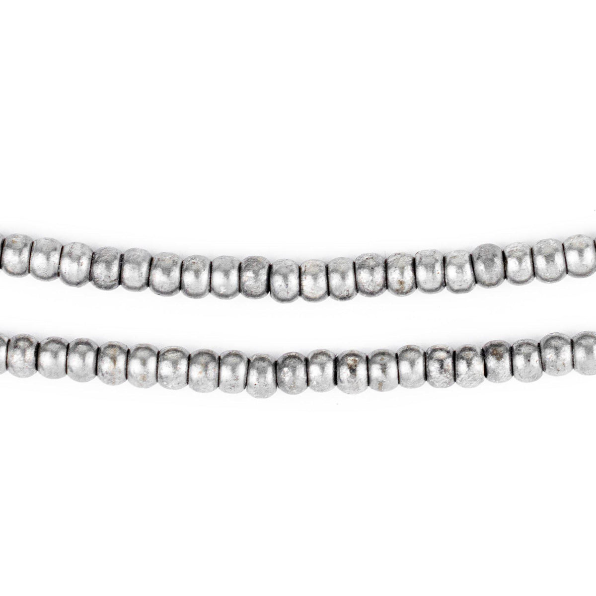 Silver Rondelle Beads (4mm) — The Bead Chest