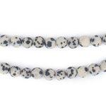 Matte Round Dalmatian Jasper Beads (6mm) — The Bead Chest
