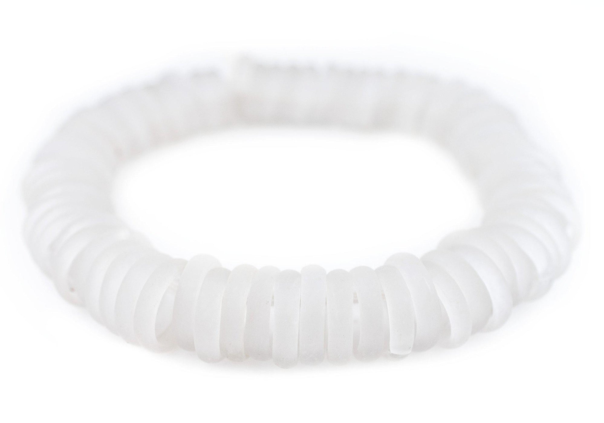 African Clear Annular Wound Dogan Trade Beads — The Bead Chest